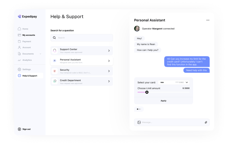 P2P Wallet App & Web App Development for ExpediPay - Softermii Case Studies