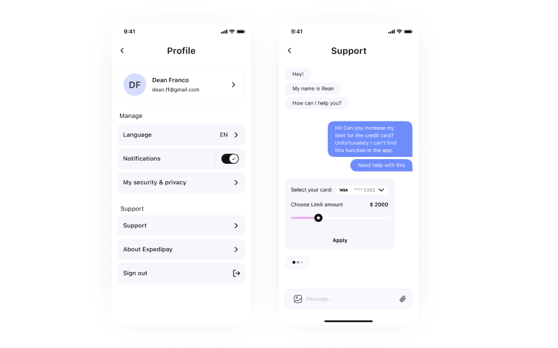 P2P Wallet App & Web App Development for ExpediPay - Softermii Case Studies